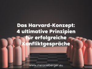 Harvard-Konzept im Konflikt: 4 Prinzipien für erfolgreiche Verhandlungen